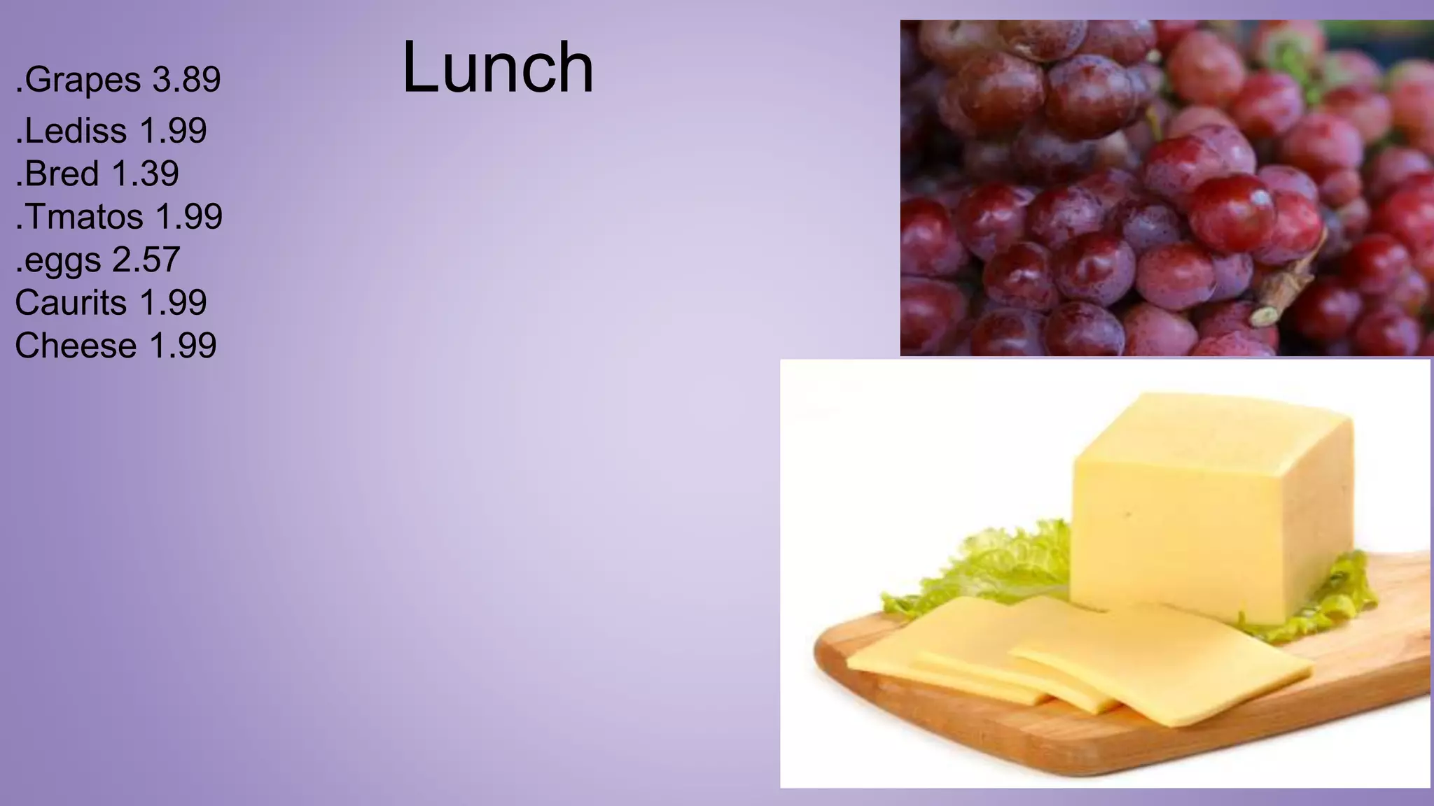 Kaila and Jenny grocery store project slide | PPTX