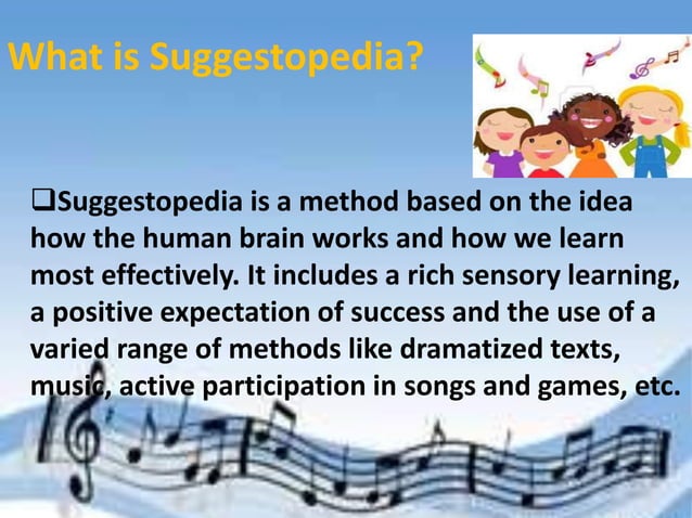 Suggestopedia | PPT