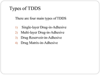 Advances in Transdermal drug delivery system by Kailash vilegave | PPT