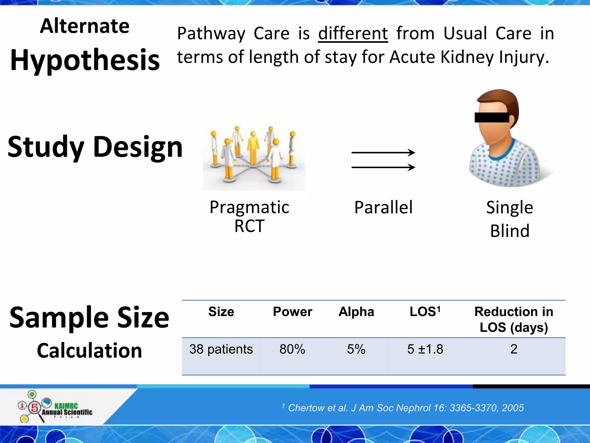 KAIMRC 2014 Oral Presentation: Are Pathways Effective in Acute Kidney Injury | PPTX | Healthcare ...