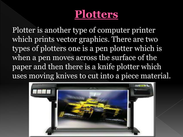 Graphics Output Hardware Devices | PPT