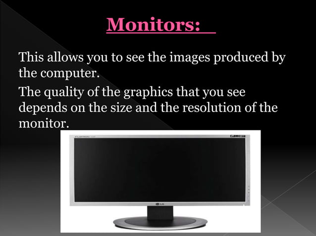 Graphics Output Hardware Devices | PPT