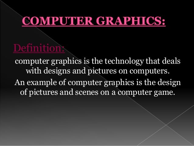 Graphics Output Hardware Devices 