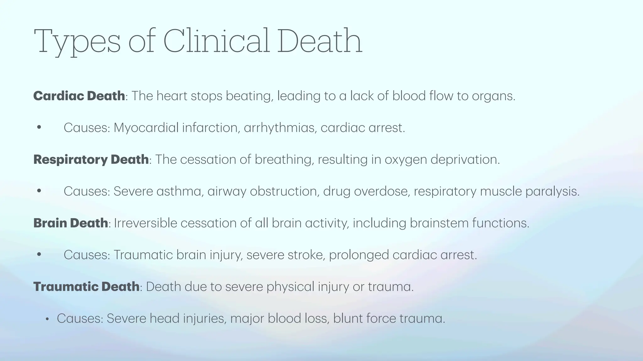 Types of Clinical Death - Respiratory Death.pdf