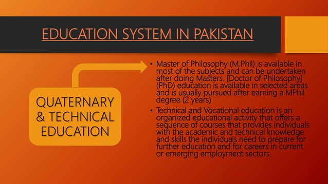 EDUCATION SYSTEM IN PAKISTAN | PPTX