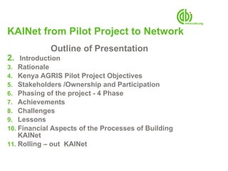 Kai Net From Project To Network | PPT