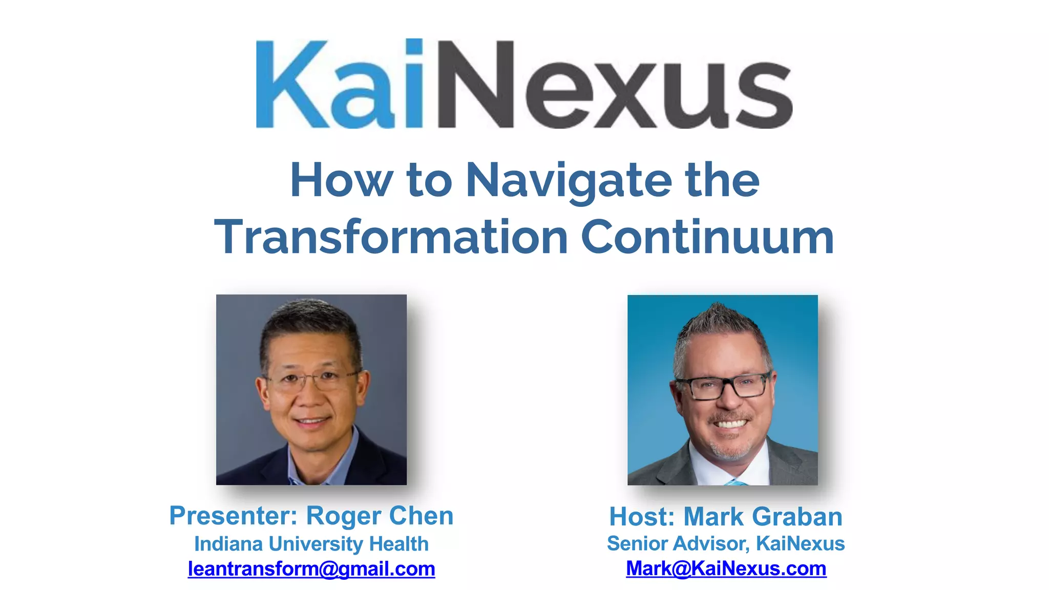 How to Navigate the Transformation Continuum | PDF