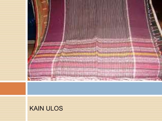 Kain Tradisional Daerah Sumatera Utara, Sumatera Selatan, Jawa Tengah ...