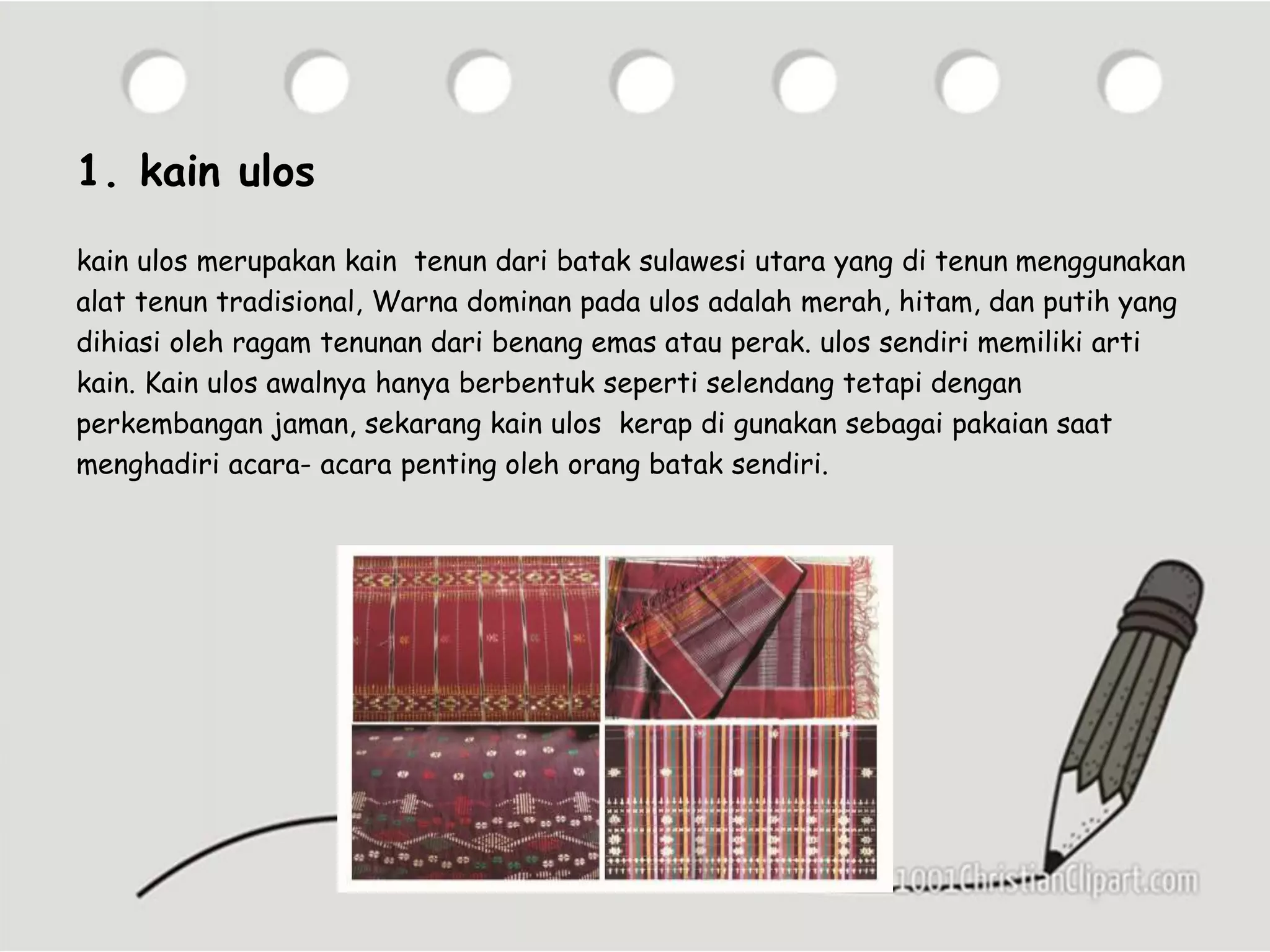 Kain tradisional | PPTX