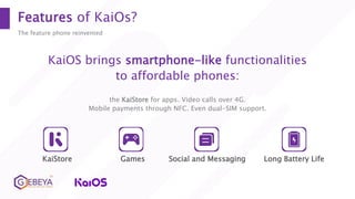 KaiOS Platform Bootcamp - Gebeya | PPTX