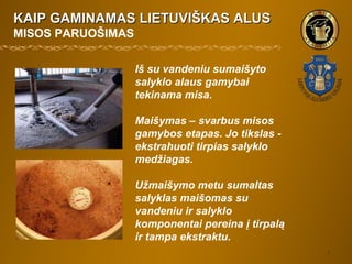 Kaip gaminamas lietuviškas alus 2 | PPT