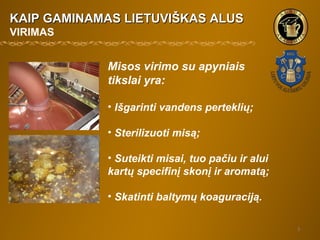 Kaip gaminamas lietuviškas alus 2 | PPT