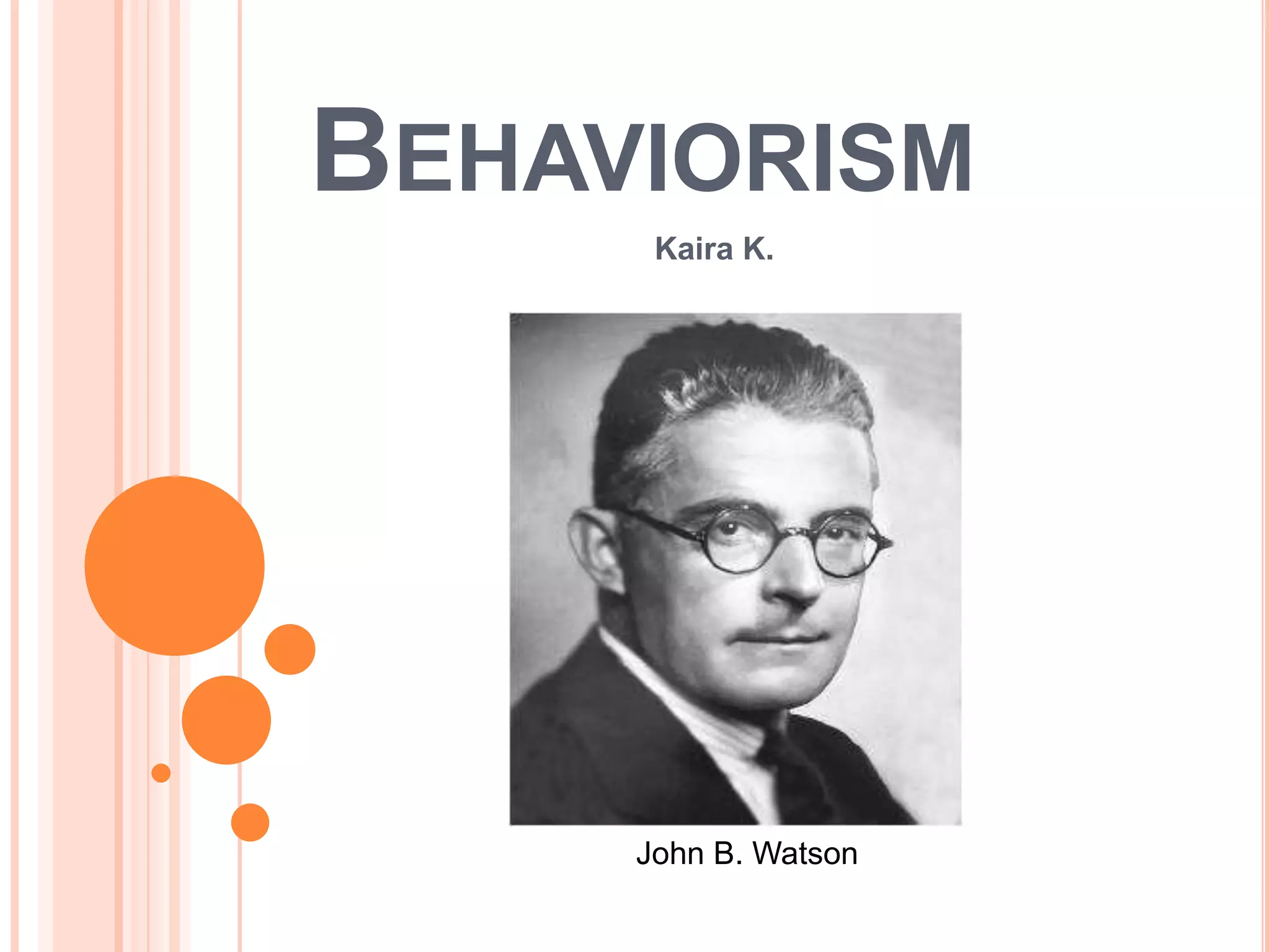 Behaviorism Powerpoint | PPTX