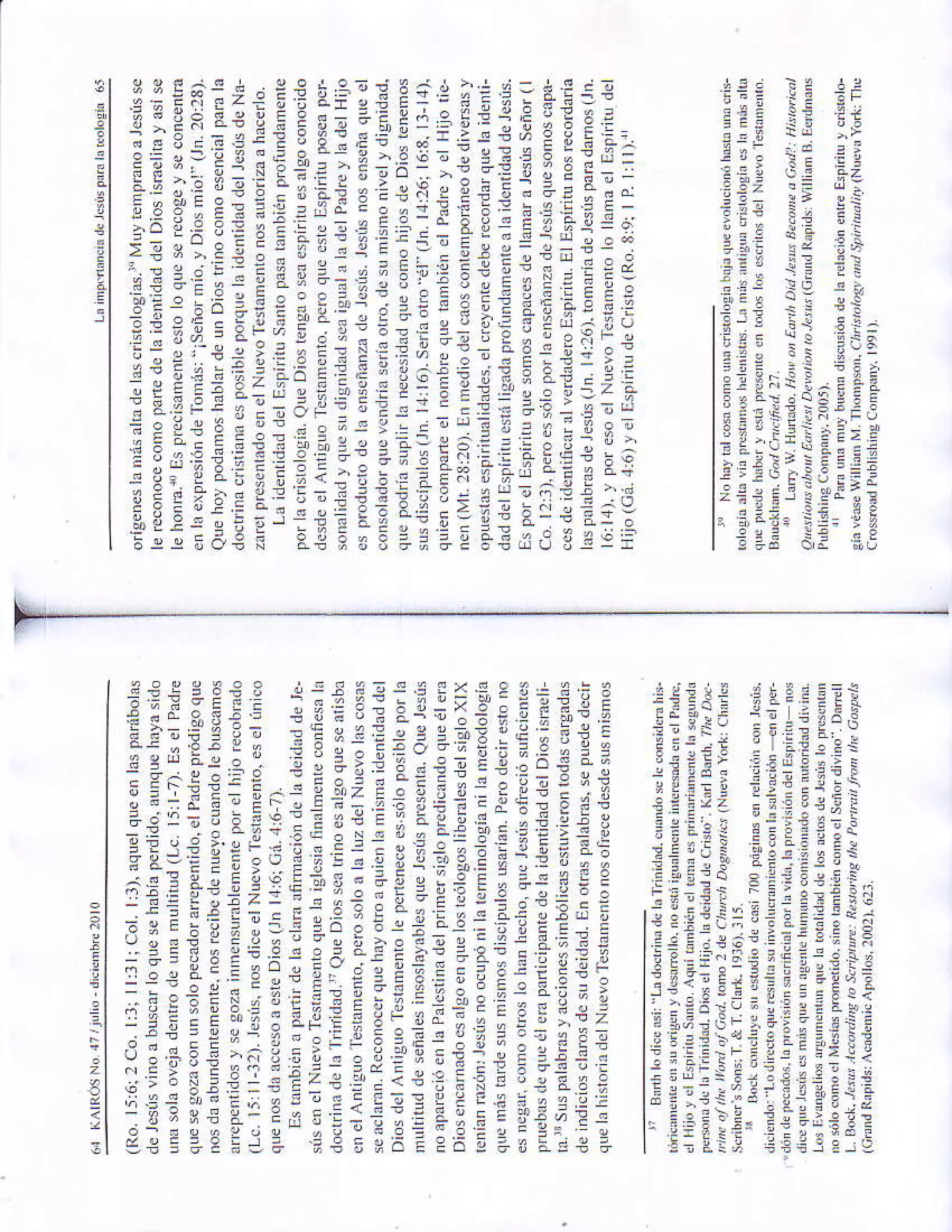 Gerardo A. Alfaro, La importancia de Jesús para la teología: “para que ...