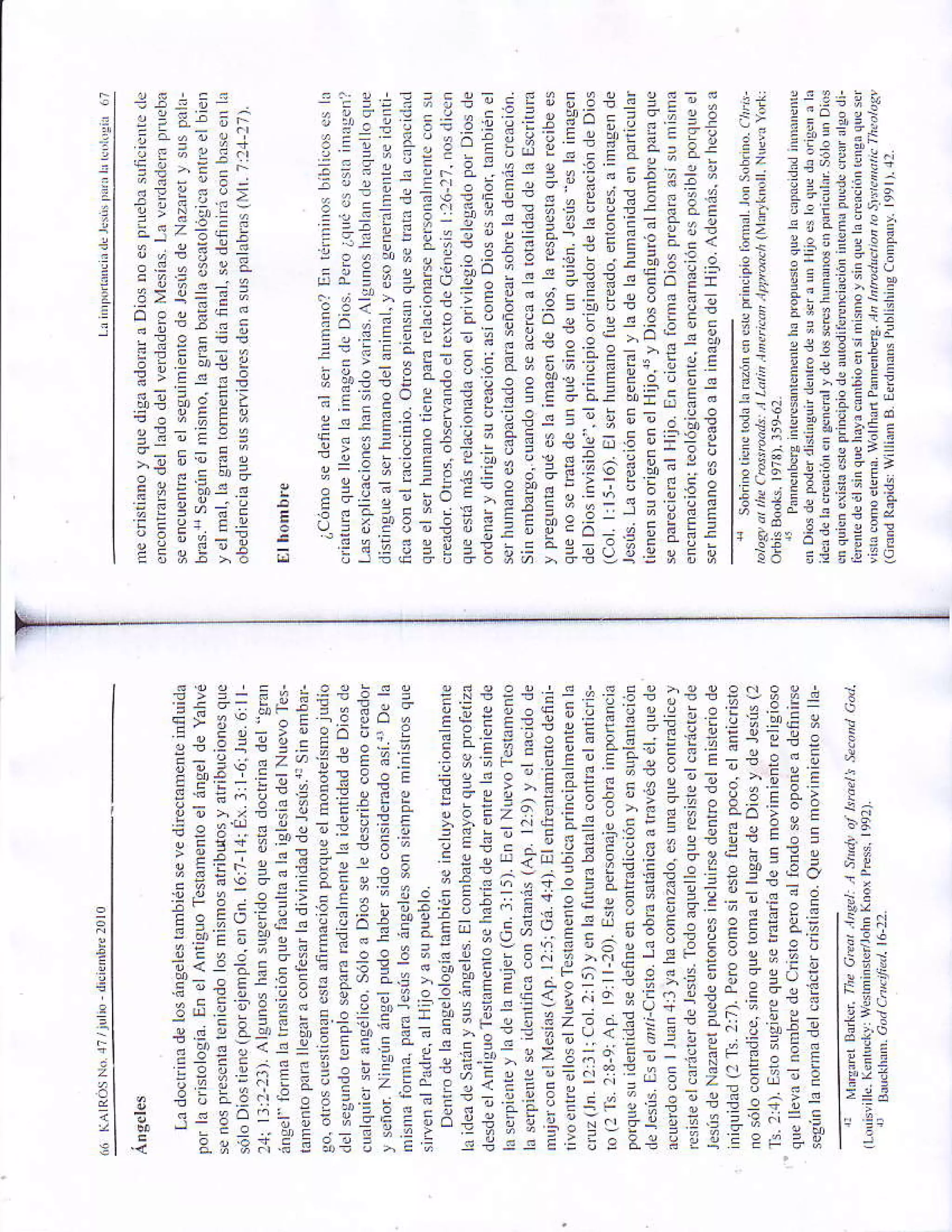 Gerardo A. Alfaro, La importancia de Jesús para la teología: “para que ...