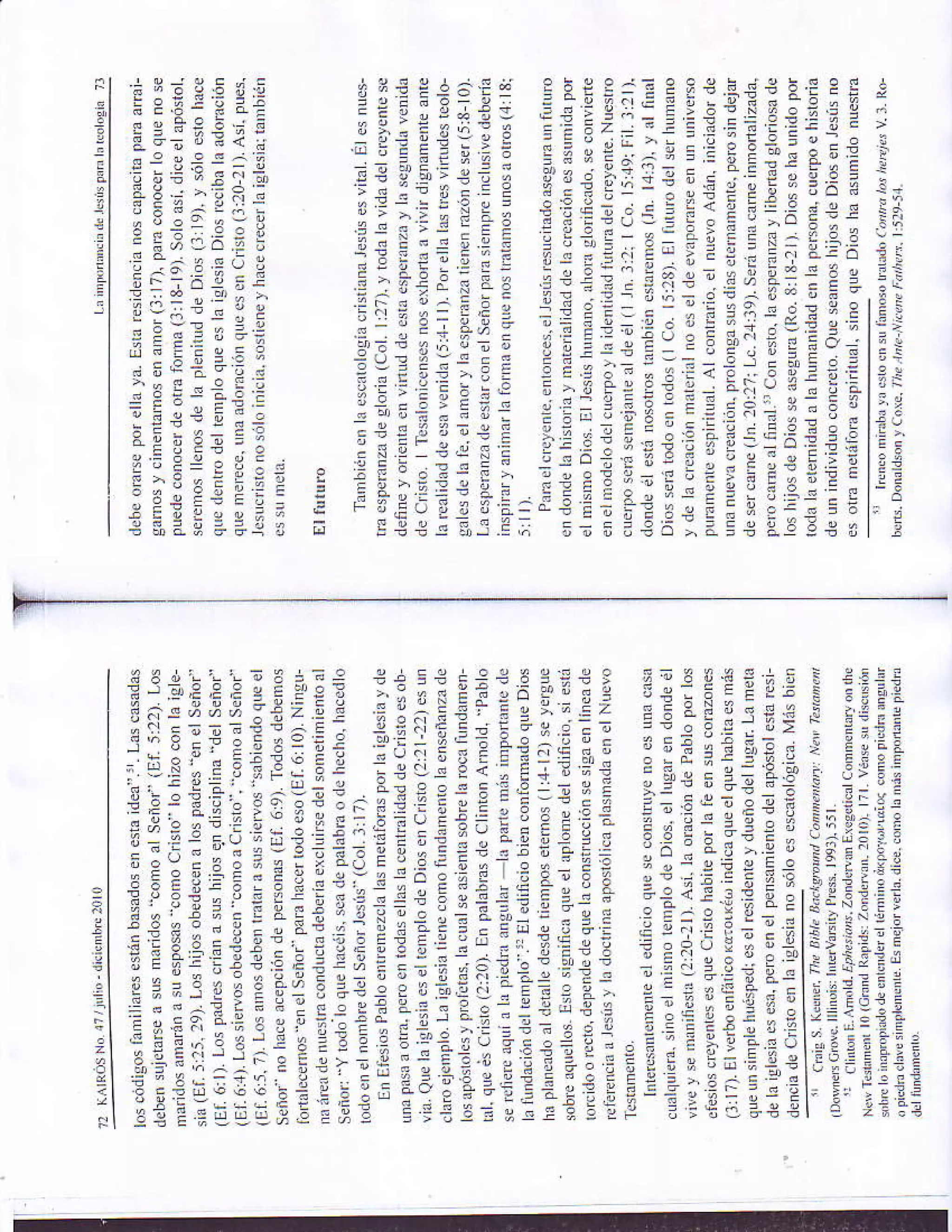 Gerardo A. Alfaro, La importancia de Jesús para la teología: “para que ...