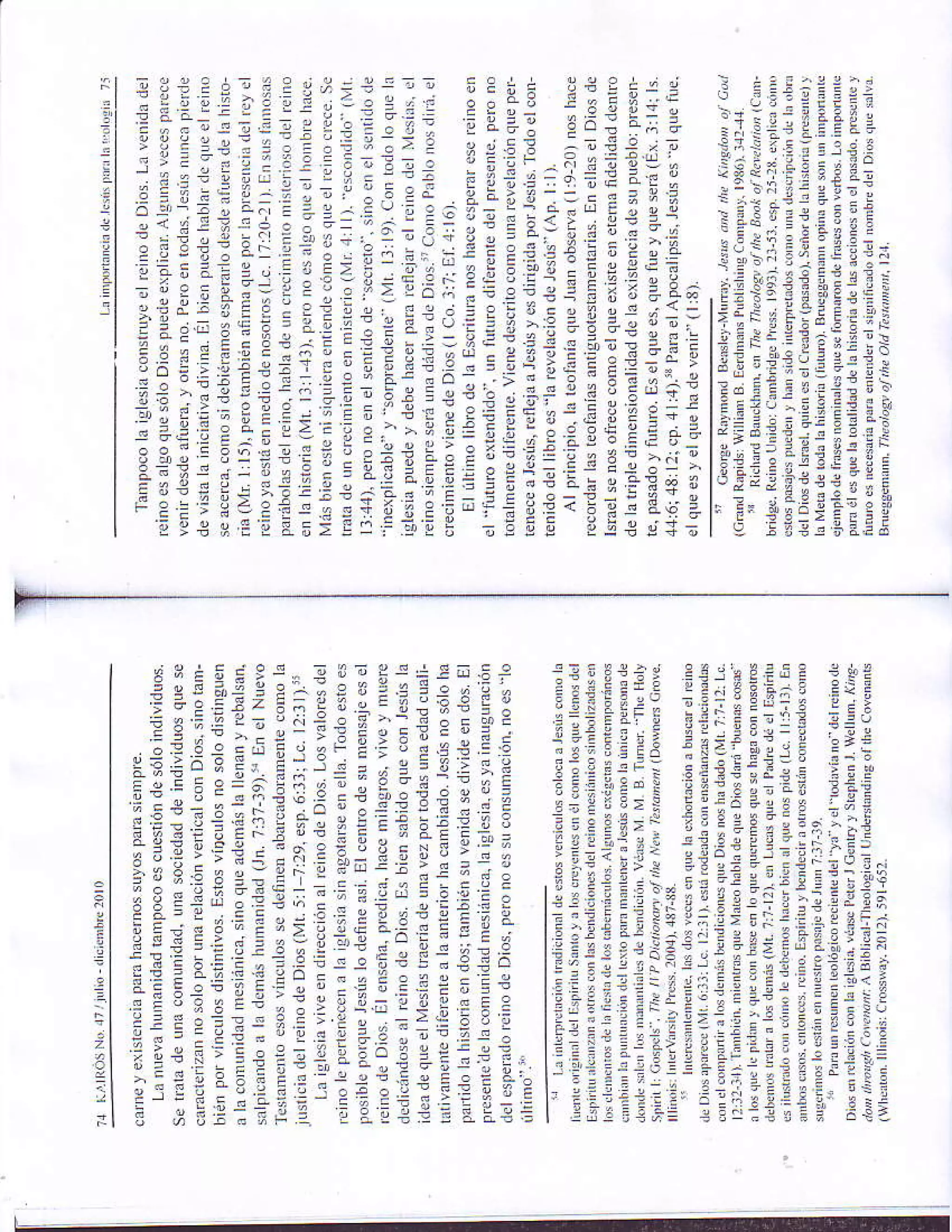 Gerardo A. Alfaro, La importancia de Jesús para la teología: “para que ...