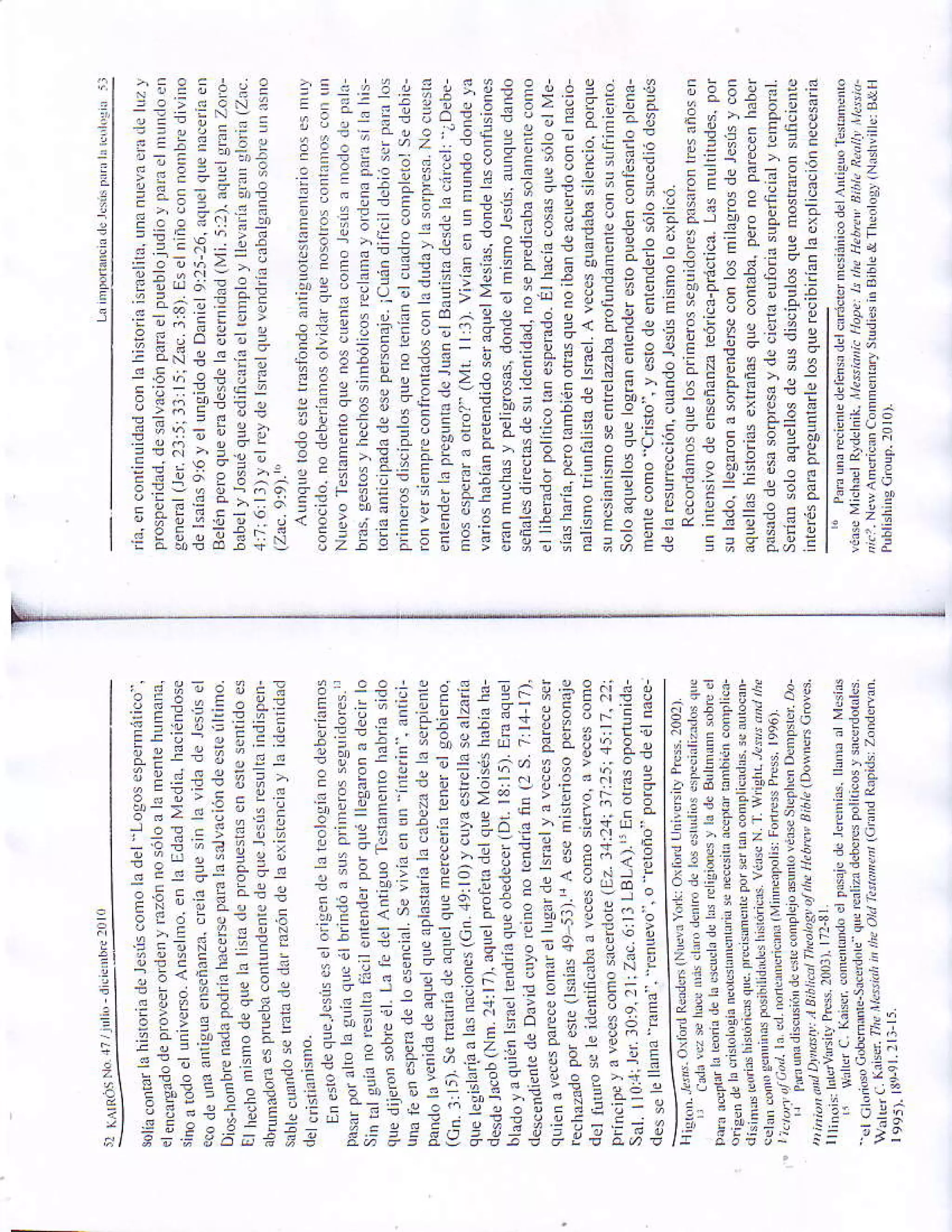 Gerardo A. Alfaro, La importancia de Jesús para la teología: “para que ...