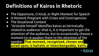 Kairos of Twitter for Rhetoric Studies | PPT