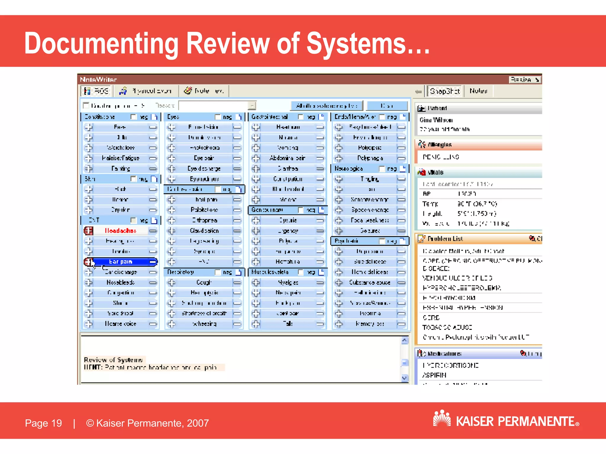 Kaiser Permanente HealthConnect - EHR and SNOMED | PPT