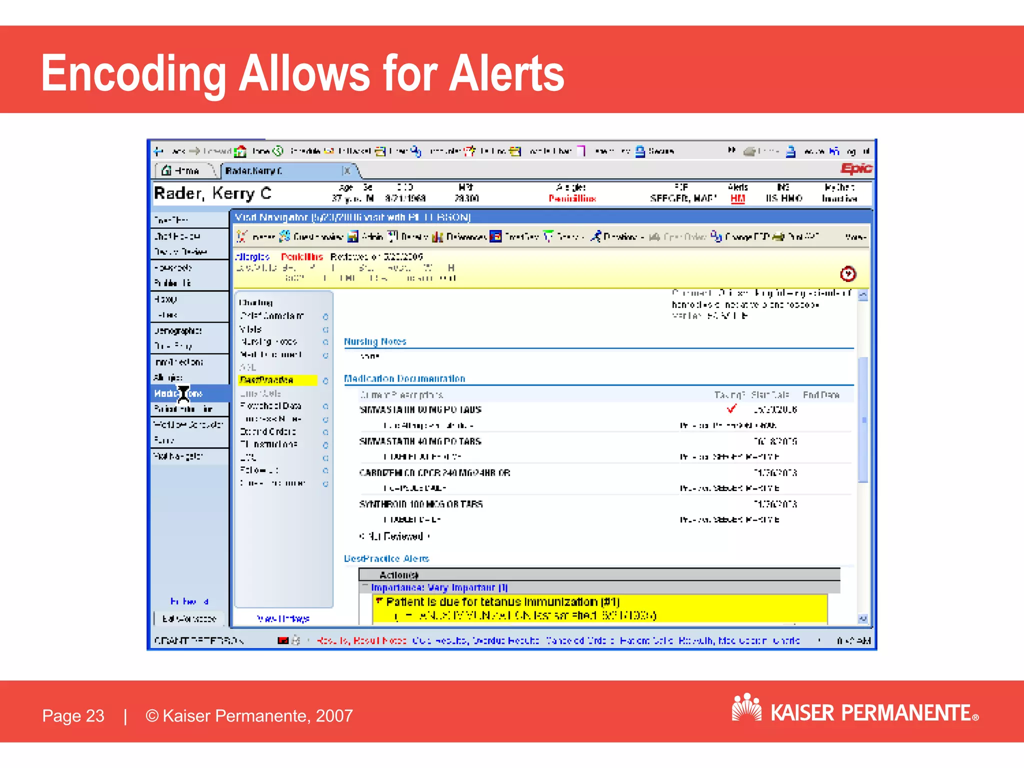 Kaiser Permanente HealthConnect - EHR and SNOMED | PPT