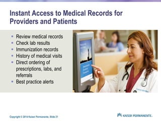 An Overview of Kaiser Permanente - Integration and Information Systems ...