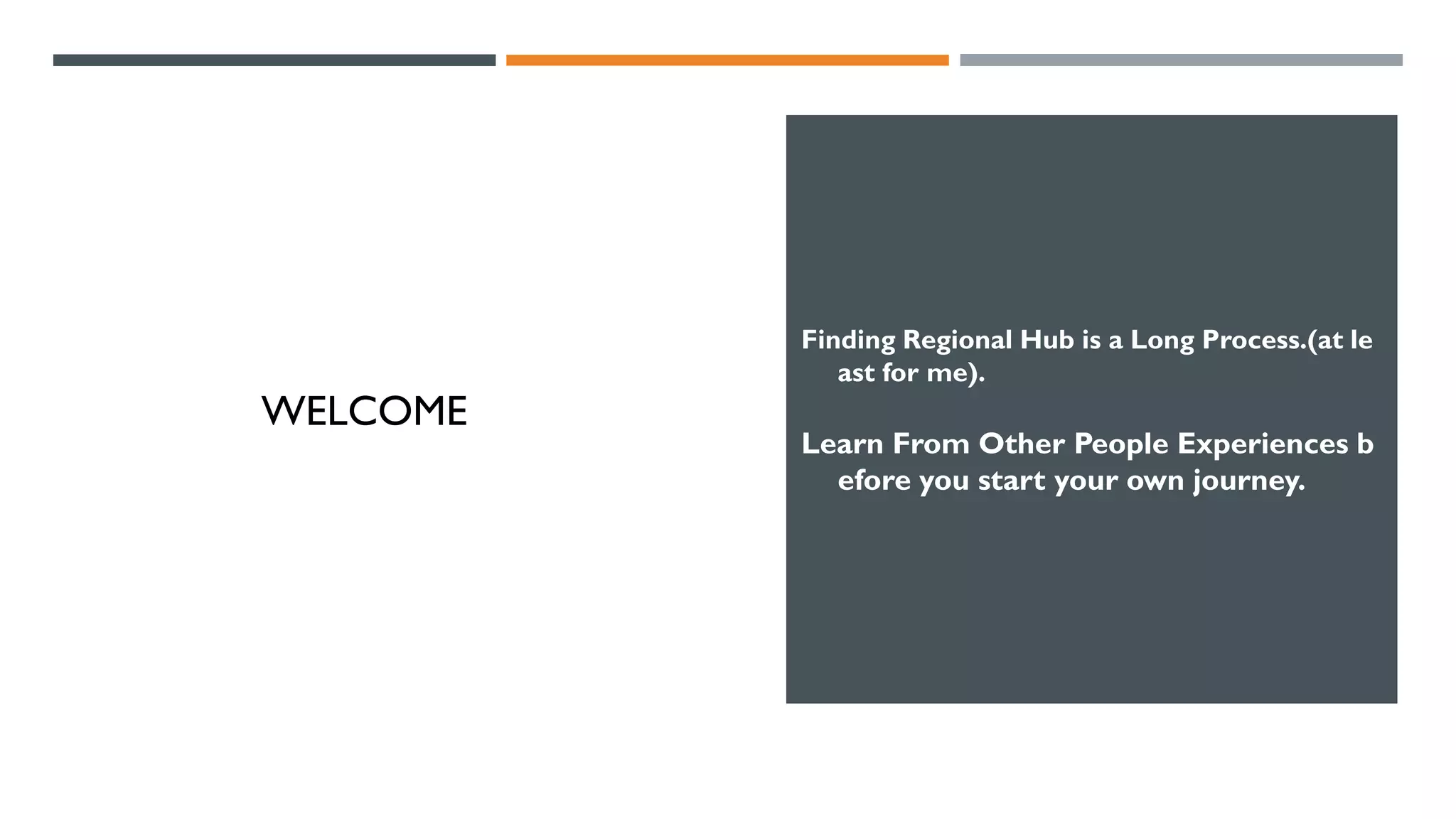 KAIST GCC : Regional Hub Explorer | PPT