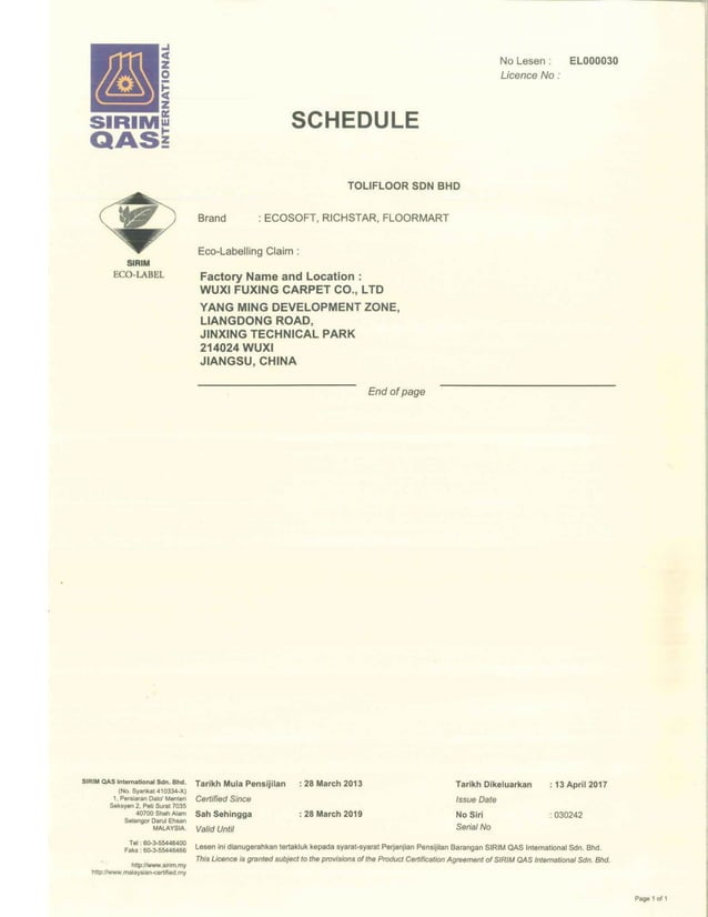 Kaitan sirim dengan karpet | PDF