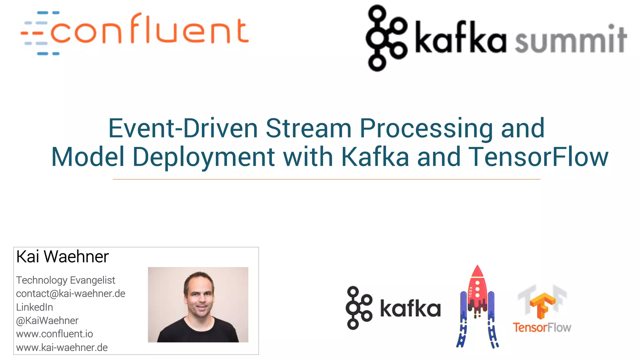 Event-Driven Model Serving: Stream Processing vs. RPC with Kafka and TensorFlow (Kai Waehner ...