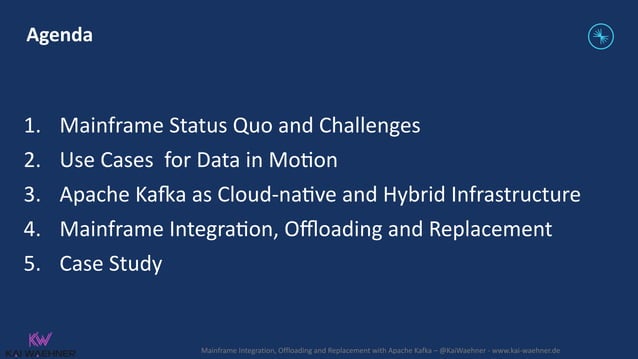 Mainframe Integration, Offloading and Replacement with Apache Kafka | Kai Waehner, Confluent | PPT