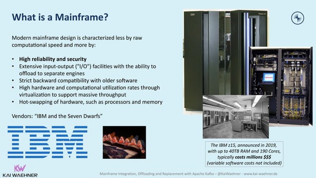 Mainframe Integration, Offloading and Replacement with Apache Kafka | Kai Waehner, Confluent | PPT