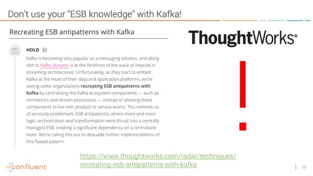 Apache Kafka vs. Integration Middleware (MQ, ETL, ESB) - Friends ...