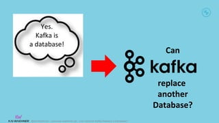 Can Apache Kafka Replace a Database? – The 2021 Update | Kai Waehner, Confluent | PPT | Free ...