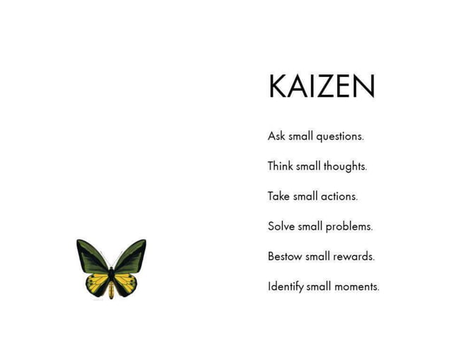 Kaizen: Good Change with Small Steps | PPT