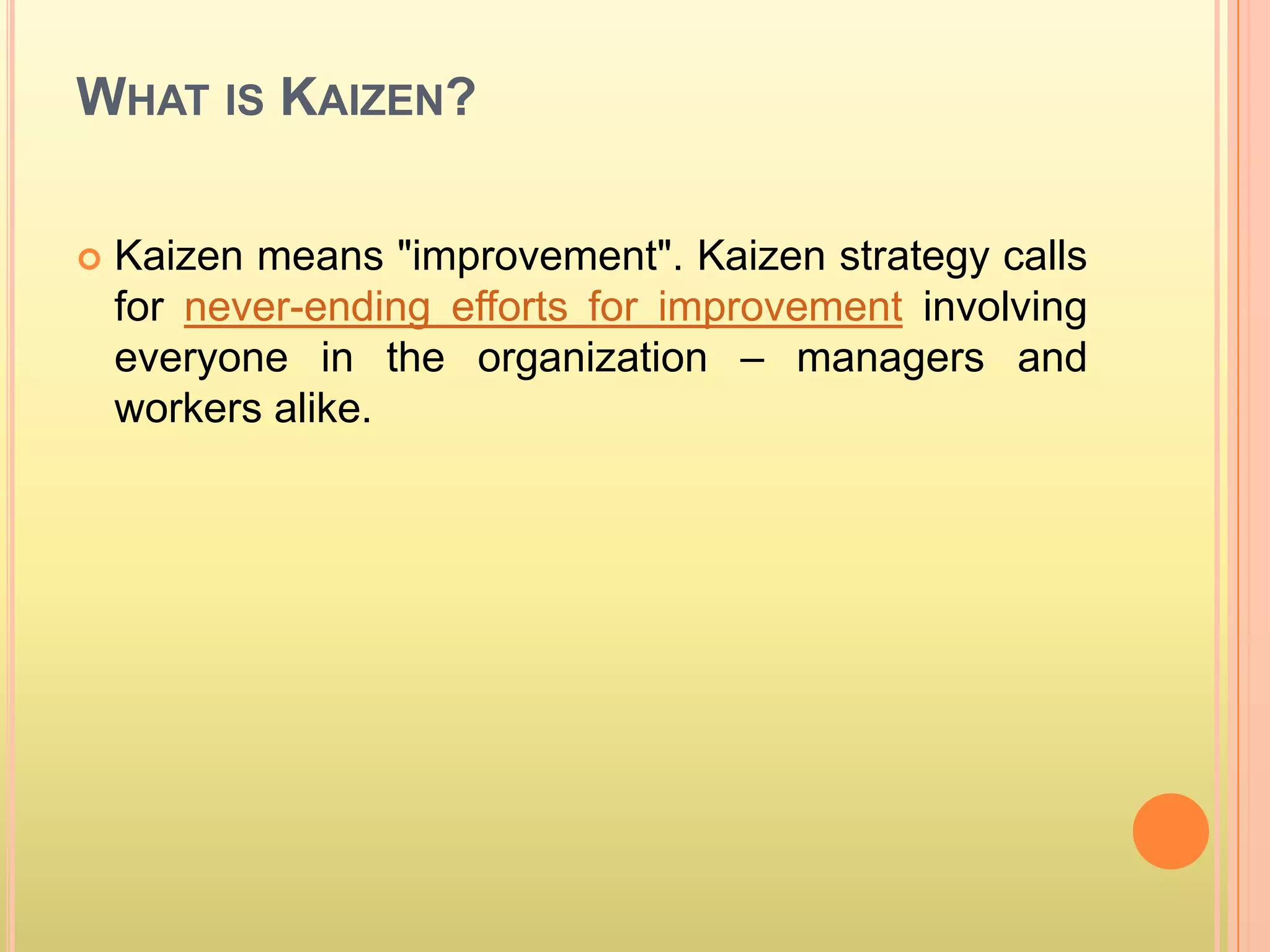 Kaizen | PPT