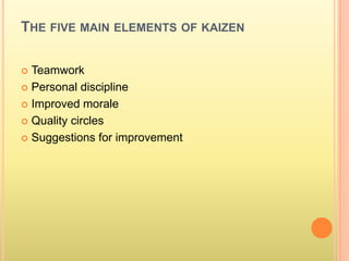 Kaizen | PPT