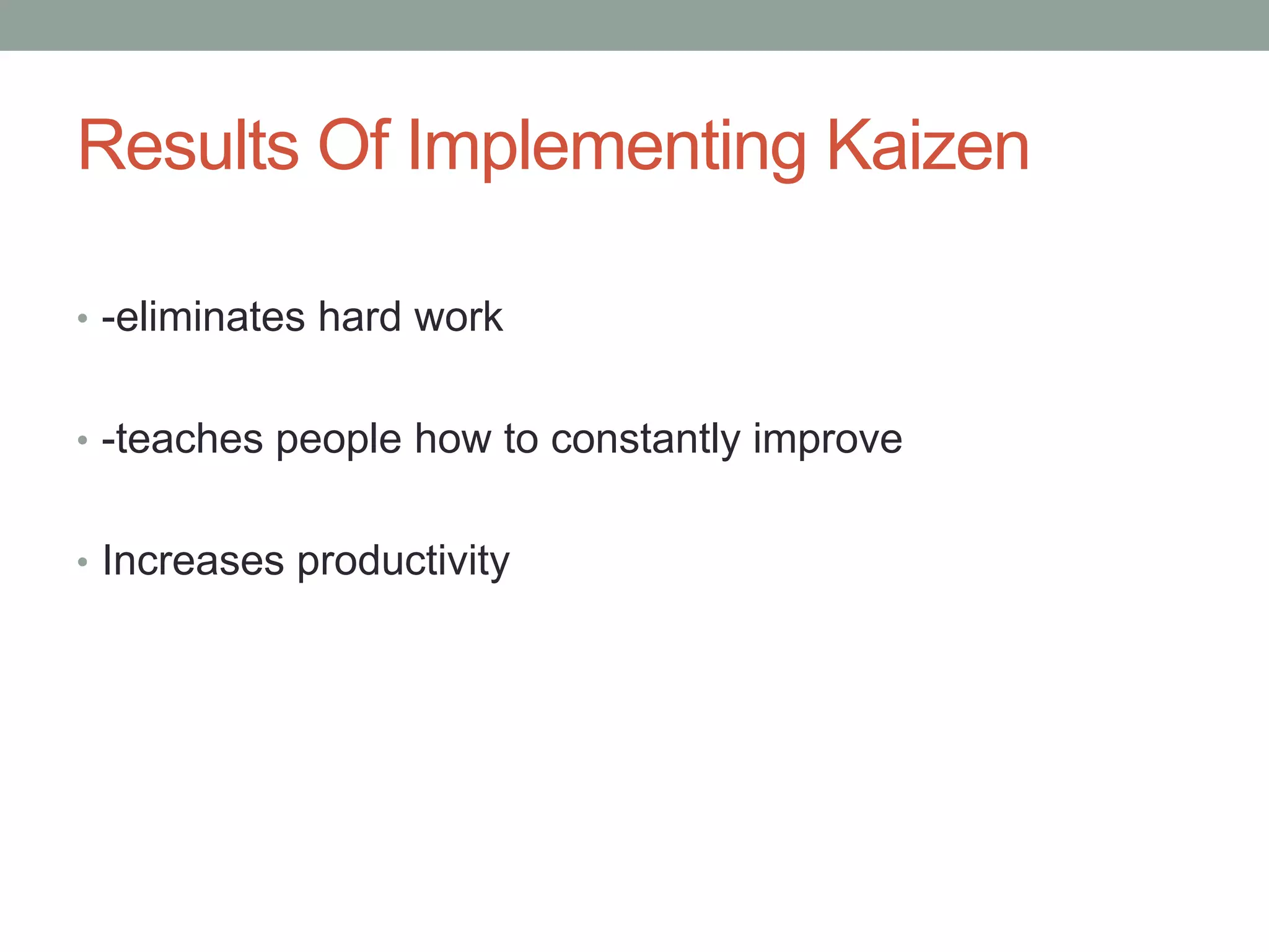 Kaizen | PPTX