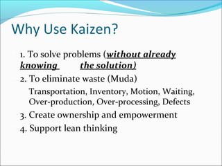 Kaizen | PPT