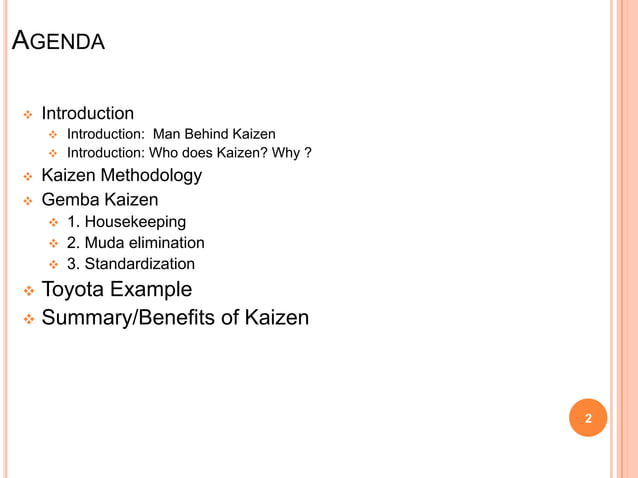 Kaizen | PPTX
