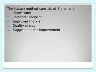 Kaizen | PPTX