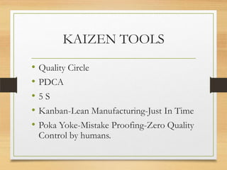 Kaizen | PPTX