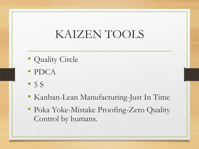 Kaizen | PPTX