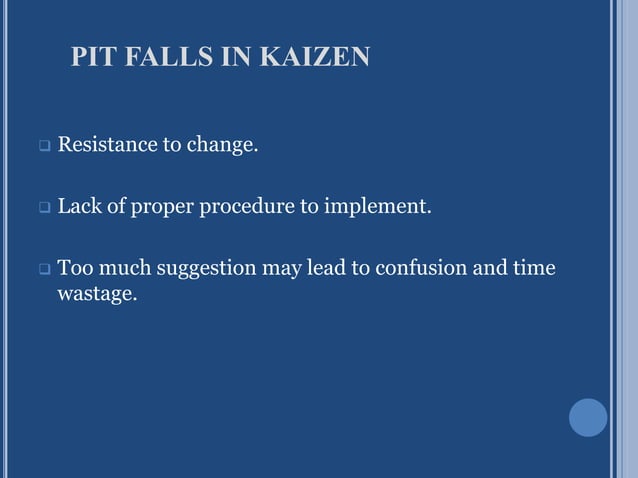 Kaizen | PPT