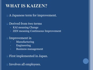 Kaizen | PPT