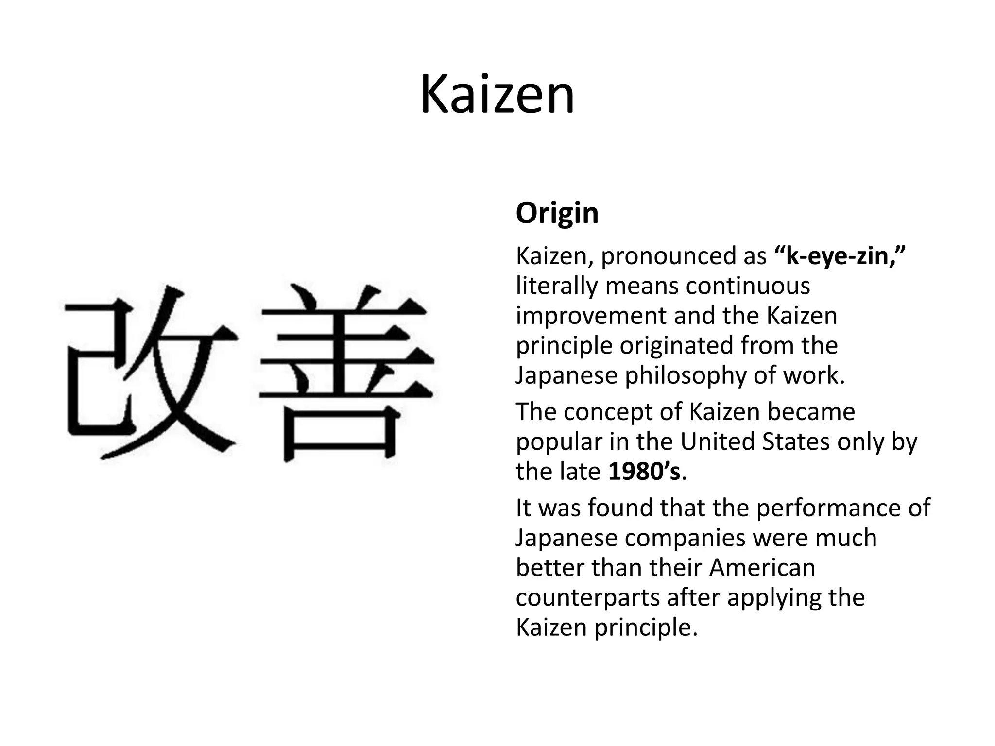 Kaizen | PPTX