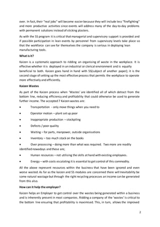 Kaizen | DOCX