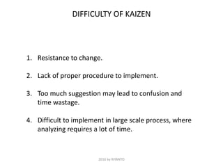 Kaizen (Continual Improvement) | PPTX