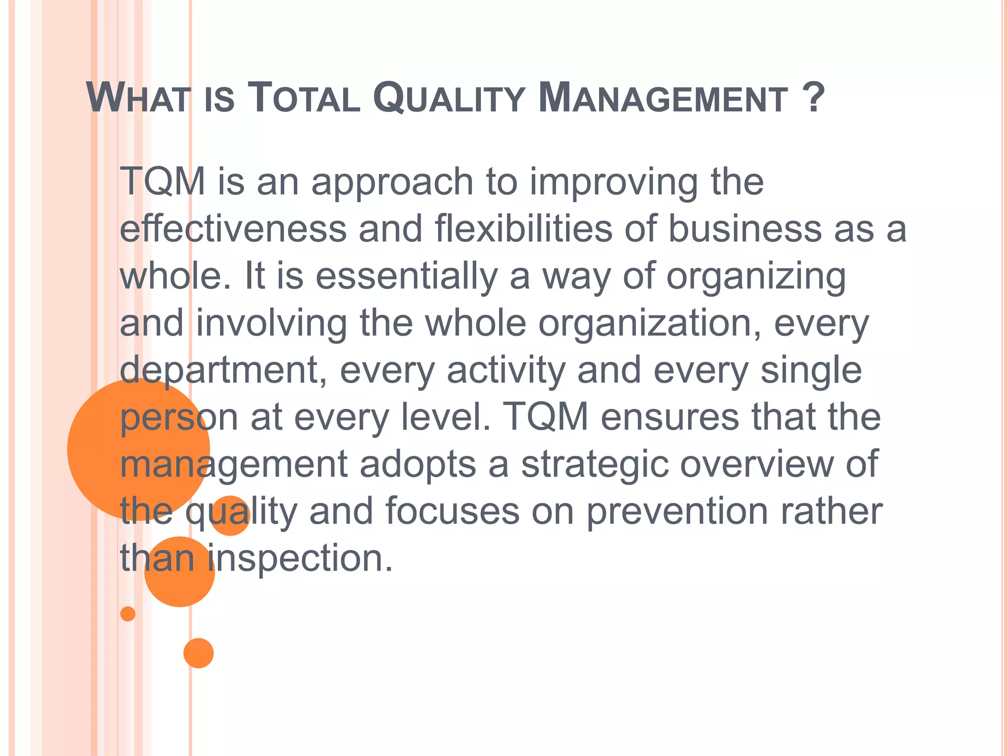 Kaizen, TQM, Lean | PPTX