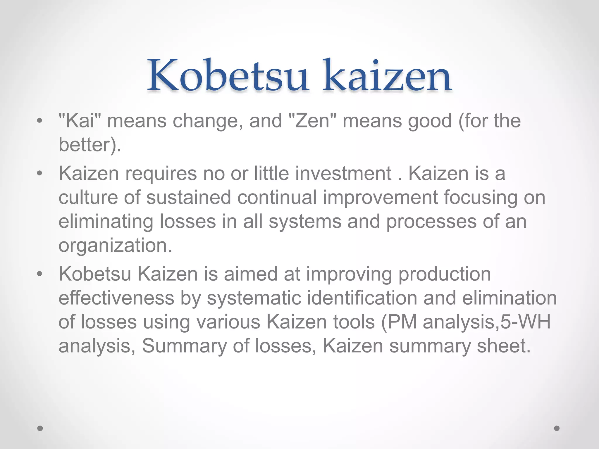 Kaizen | PPTX