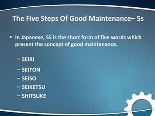 Kaizen and 5S technique Case study | PPT